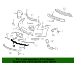 2010-2014 Cadillac CTS Front Lower Bumper Cover 25970312 | GetOEMParts.com