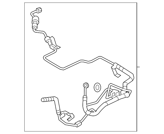 32416782376 - 2011-2013 BMW X5 Return Line Assembly (32-41-6-782-376 ...