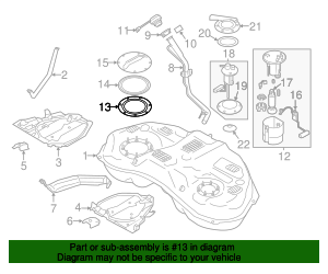 2014-2023 Subaru Fuel Pump Gasket 806931120 | Subaru Parts Guys