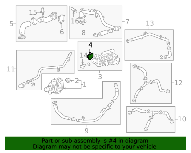 2019-2024 GM Engine Coolant Flow Control Valve Seal 12666026 | OEM ...