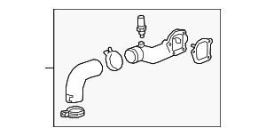2019-2024 GM Water Inlet 12693960 GM | GMPartsDirect.com