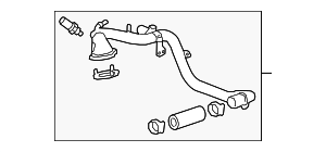 2019 GM Exhaust Manifold Outlet Pipe 12698117 | GMPartsDirect.com