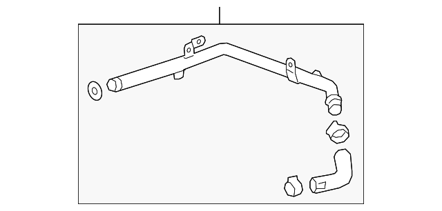 2024 GM Engine Coolant Pipe 12737813 | NewGMParts.com