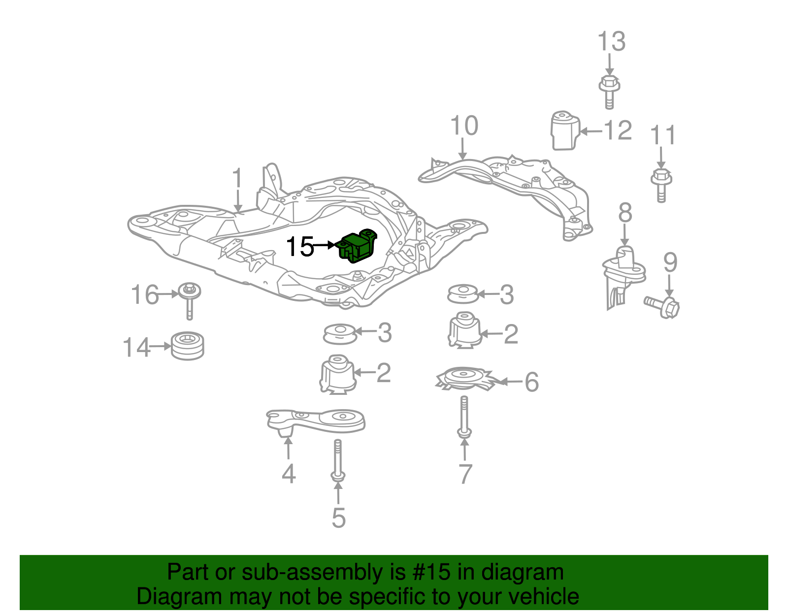 Genuine OEM Acura - Damper Part# 50420-TL5-E01 | Acura Parts For Less