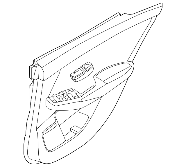 2020-2023 Nissan Sentra Door Trim Panel 829A1-6LB5D | Temecula Nissan Parts