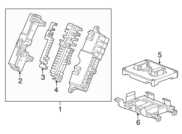 2011-2013 Chevrolet Volt Hybrid Powertrain Control Module 2 24291550 | Chevy Parts Pro