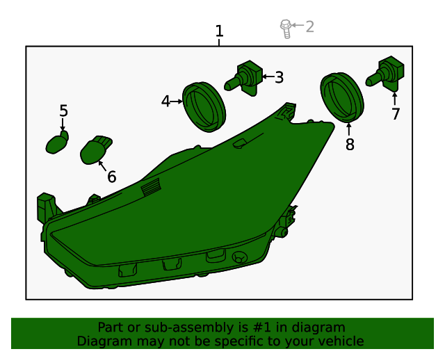 2018-2020 Nissan Kicks Composite Assembly 26060-5RL0A | Nissan Parts Plus