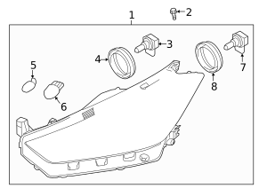 26060-5RL0A - Composite Assembly 2018-2020 Nissan Kicks | Nissan Parts ...