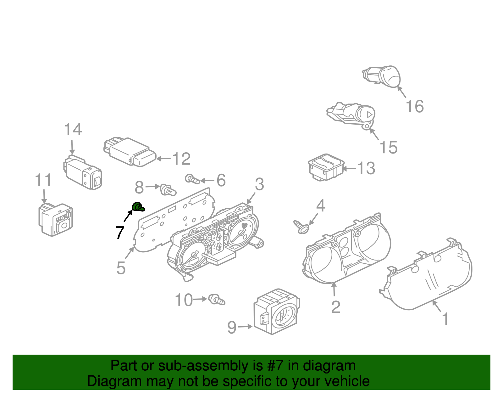 MR444536 - Bulb & Socket 2003-2006 Mitsubishi Outlander | Mitsubishi ...