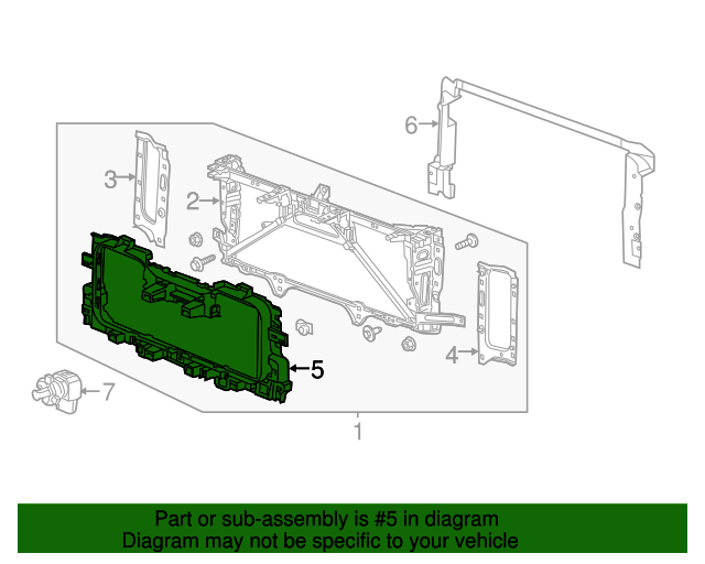 Front Bumper Shutter 85632900 | GM Parts Center