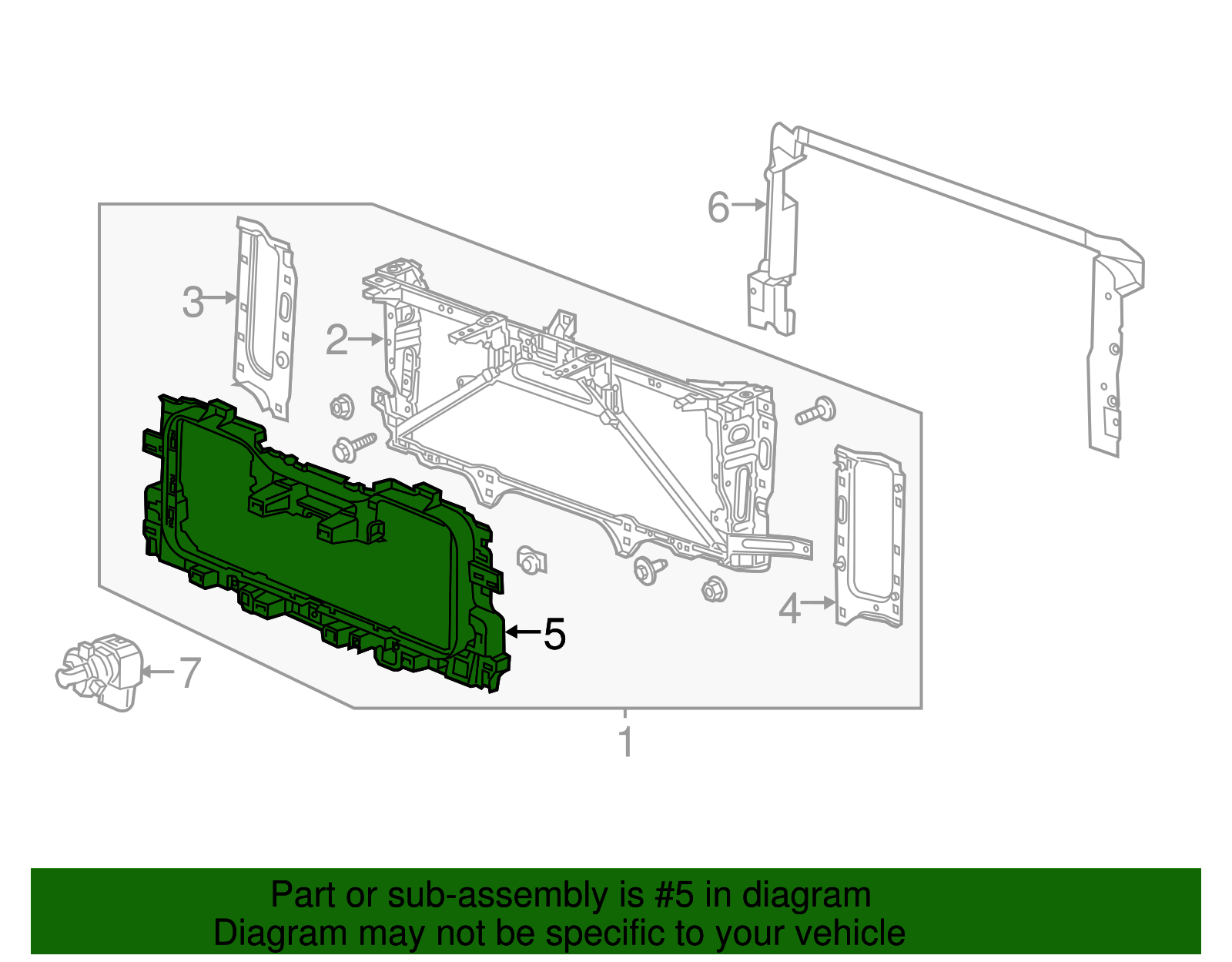 85632900 - Air Baffle 2014-2019 GMC | Londoff Discount Parts