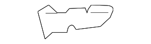 2012-2014 Hyundai Genesis Side Bracket 86514-3M500 | QuirkParts