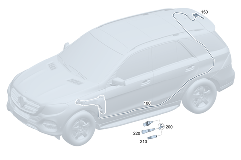 Rear Panel Door Pane Washer for 2021 Mercedes-Benz GLE 350 | Mercedes ...