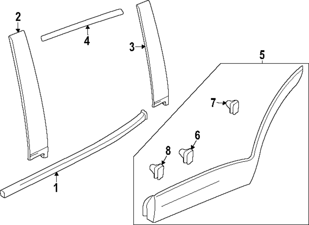 Molding 42889085 | OEM Parts Online