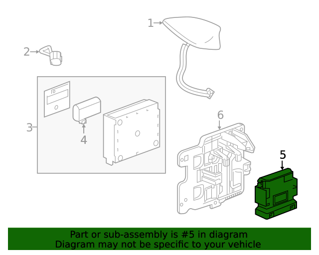 2021-2022 GM Serial Data Gateway Module 13533490 | GM Parts Center