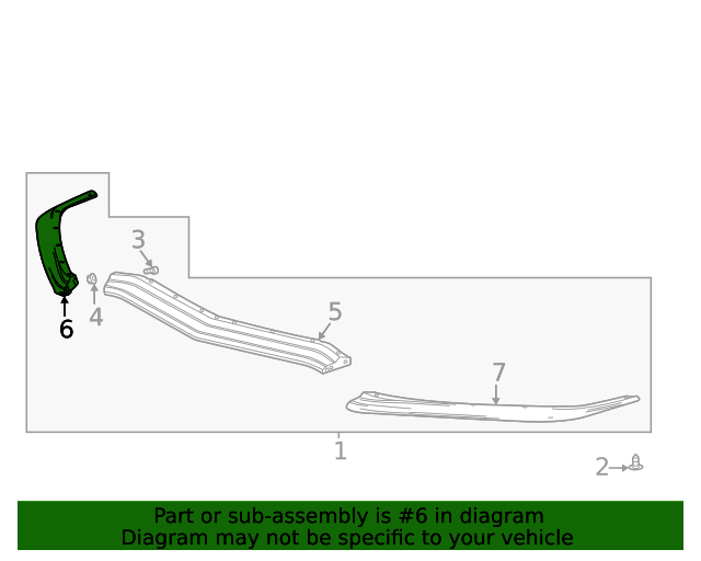 2020-2024 Chevrolet Corvette Spoiler 84661551 GM | GMPartsDirect.com