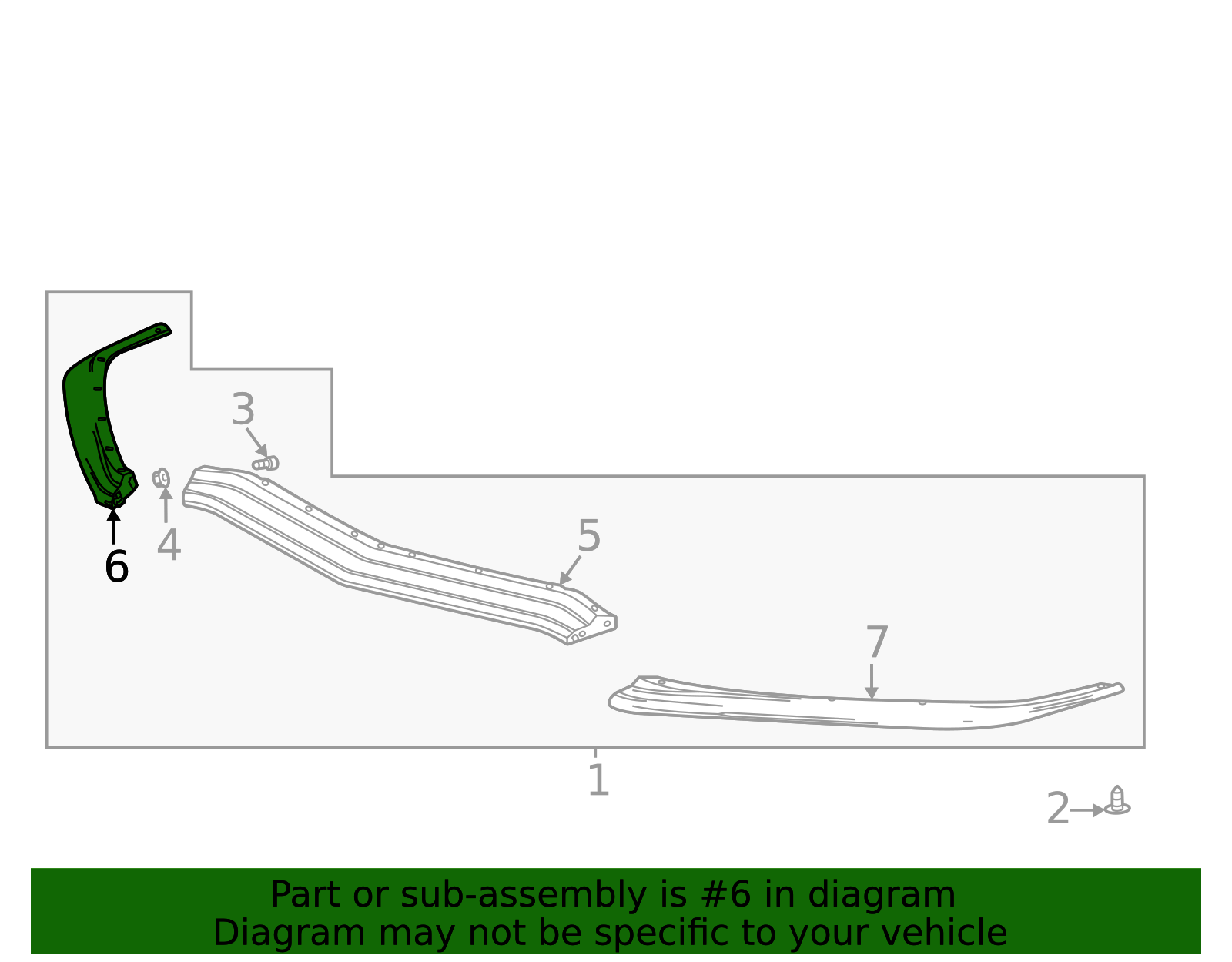 2020-2025 Chevrolet Corvette Spoiler 84661551 | GM Parts Center