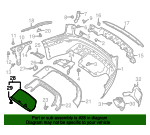 Genuine Tow Eye Cover, 21MY Onwards for 2018-2023 Land Rover Range ...