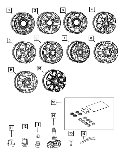 Wheels, Tires and Hardware for 2024 Ram 2500 | Mopar America