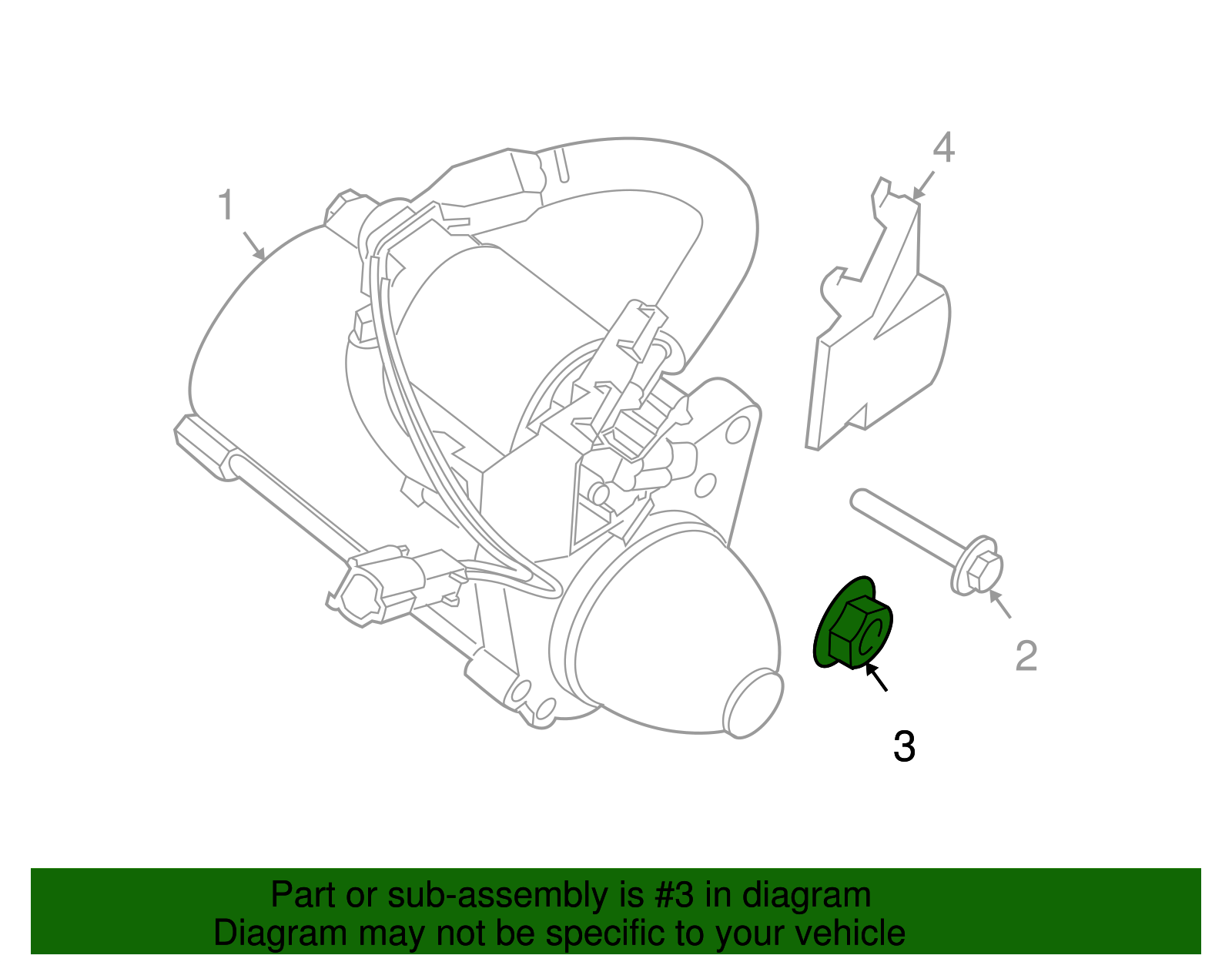 01221-00381 - Cable Battery To Starter Motor Nut Adjust Bolt Nut Retainer Nut Terminal 2004-2024 ...
