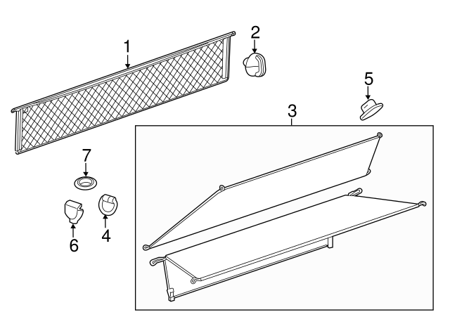 2014-2019 Chevrolet Corvette Tie Down Hook 22958883 | TascaParts.com