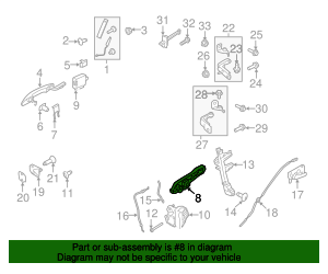 2015-2019 Lincoln MKC Reinforcement EJ7Z-5426684-C | AutoNationParts.com
