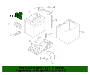 2013-2023 Mazda Battery Terminal Cover D07A67KB1 | TascaParts.com