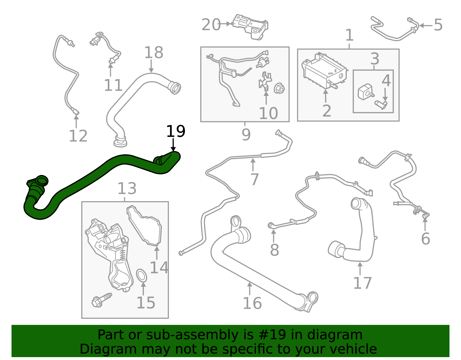 2014-2016 Ford Fusion Motorcraft™ PCV Valve Hose KCV-278 | QuirkParts