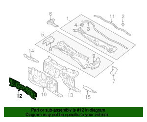 55223-30233 - Dash Panel Insulator - 2008-2020 Lexus | DiscMonster