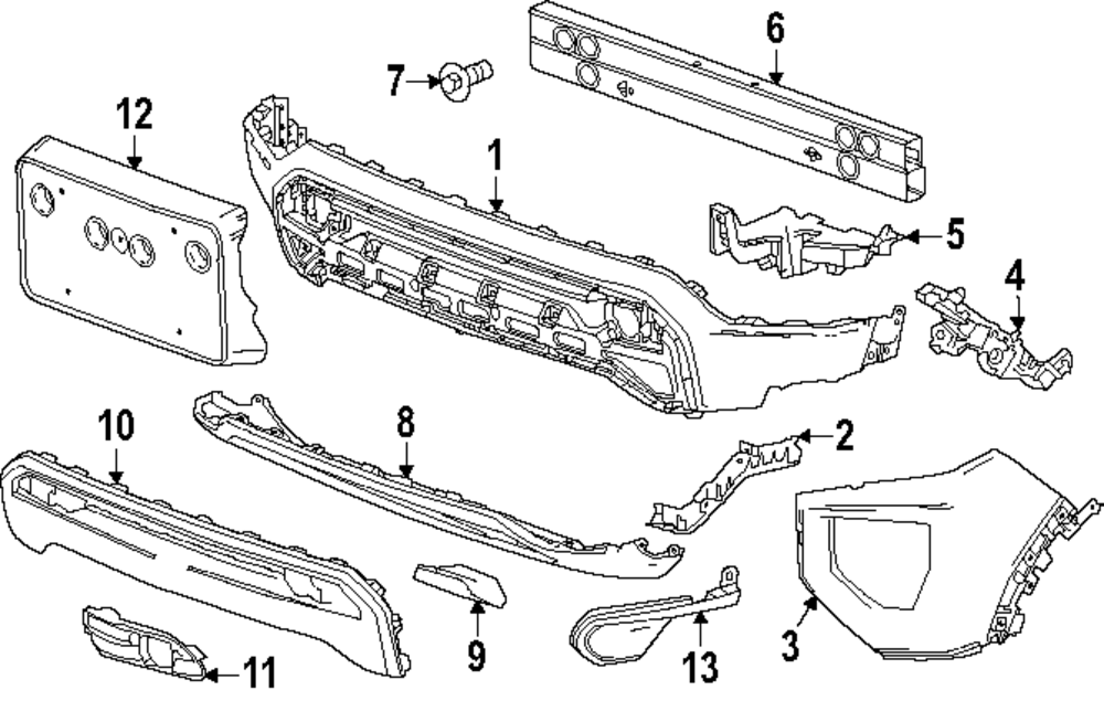 2023-2025 GMC Canyon Lower Cover 85617697 | Chevy Parts Pros