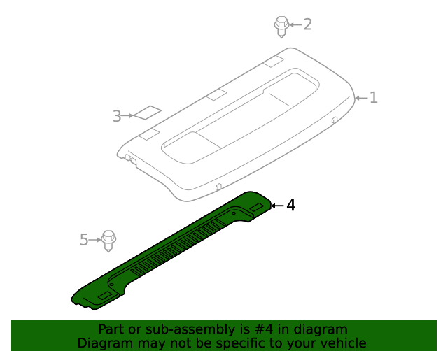 79922-5EF0A - Seat Back Panel 2020-2024 Nissan Versa | Nissan Parts ...