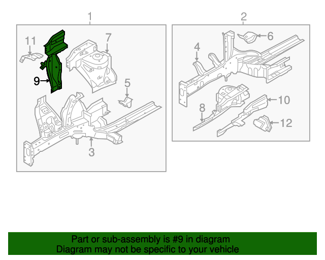 2014-2019 Kia Soul Apron Reinforced 64540-B2000 | OEM Parts Online
