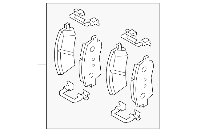 2019-2021 Genesis G70 Brake Pads Front 58101-J5A00 | OEM Parts Online