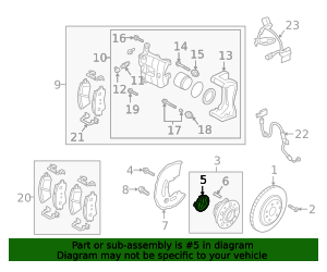 58980-J5000 - Bearing Sensor 2019-2023 Genesis G70 | AutoNationParts.com