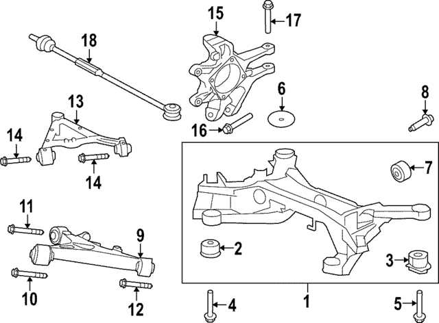 2014-2024 Jaguar Lower Control Arm T2R80079 | JaguarParts.com