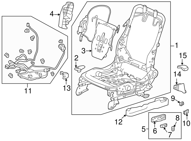 81550-T2F-A31 - Seat Track Position Sensor 2013-2023 Honda | AutoNation ...