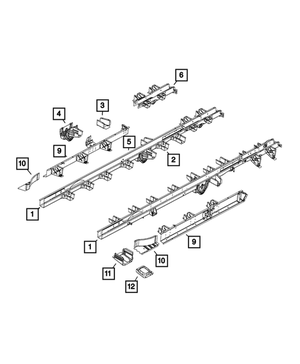 2014-2023 Ram Frame Side Rail, Right 68184206AB | OEM Parts Online