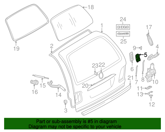 210-760-04-61 - Handle, Inside 1998-2003 Mercedes-Benz E 320 | Mercedes ...