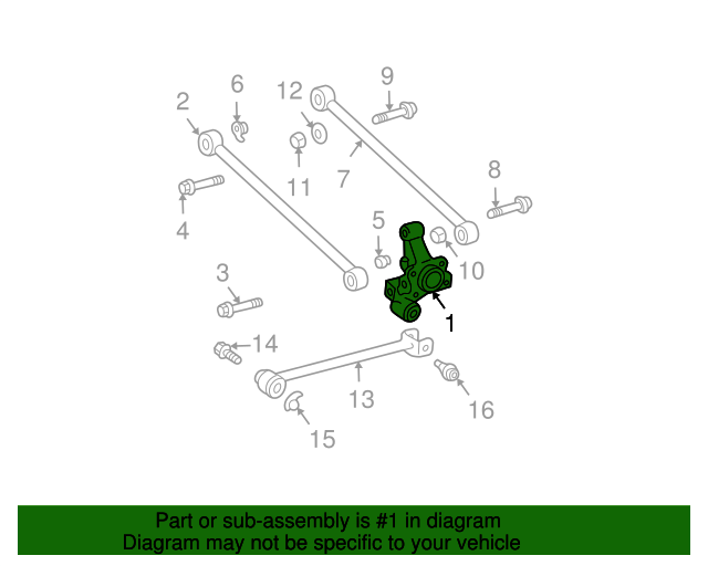 42304-48031 - Suspension Knuckle 2004-2009 Lexus | AutoNationParts.com