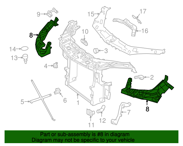 292-620-01-00 - Headlamp Bracket 2016-2019 Mercedes-Benz | Mercedes ...