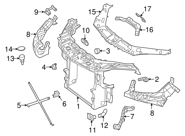 166-505-01-88 - Center Cover 2016-2019 Mercedes-Benz | Mercedes-Benz ...
