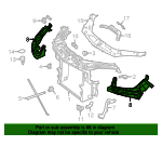 2016-2019 Mercedes-Benz Headlamp Bracket 292-620-01-00 | MB OEM Parts