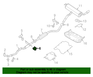 2014-2022 Mopar Catalytic Converter Hanger 68185869AB | TascaParts.com