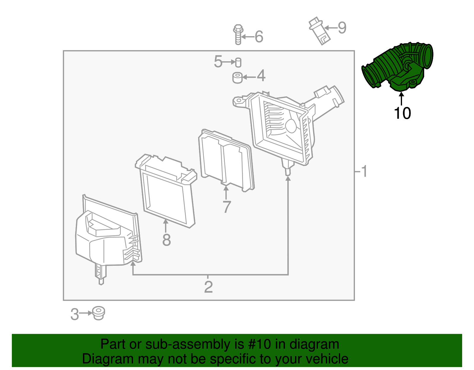 2012-2018 Infiniti Rear Duct 16576-1MG0B | Infiniti of Orland Park