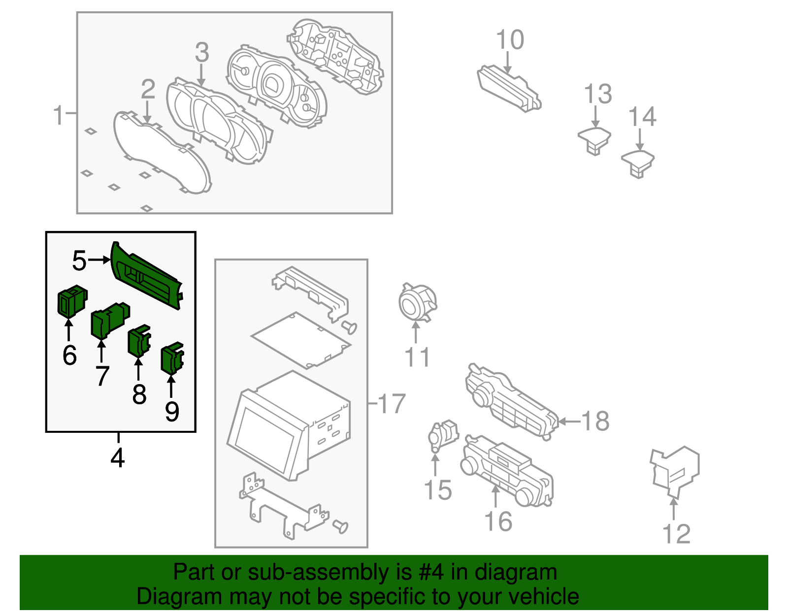 93300-2T03187 - Switch Assembly 2012-2013 Kia Optima | Kia.Parts Store