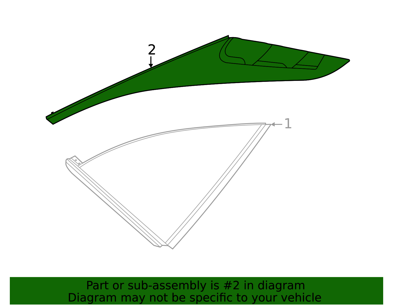 2022-2024 Hyundai Tucson Body D-Pillar Molding 87850-N9000 | Retail ...