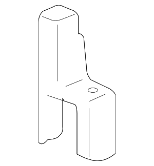 2004-2012 GM Passenger Side Front Bumper Impact Bar Bracket 12335909 ...