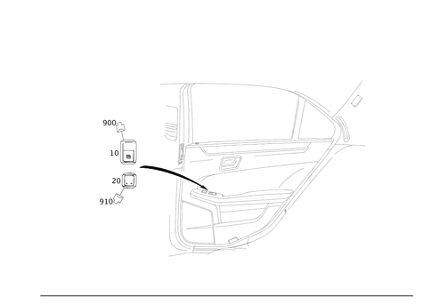 Switch in Rear Door Trim for 2012 Mercedes-Benz E 550 | Mercedes-Benz ...