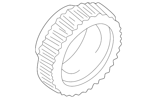 1995-2006 Toyota ABS Wheel Speed Sensor Tone Ring (Rear) 43517-35010 ...