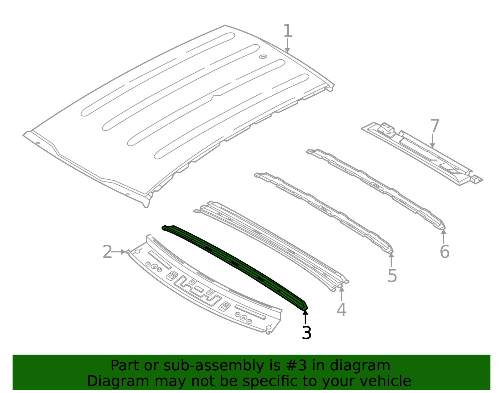 2021-2025 Kia Seltos Front Bow 67152-Q5000 | Retail Performance Auto Parts